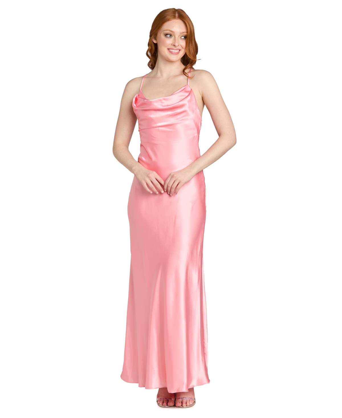 Click here for Morgan & Company Juniors Tie-Back Sleeveless Scoop... prices