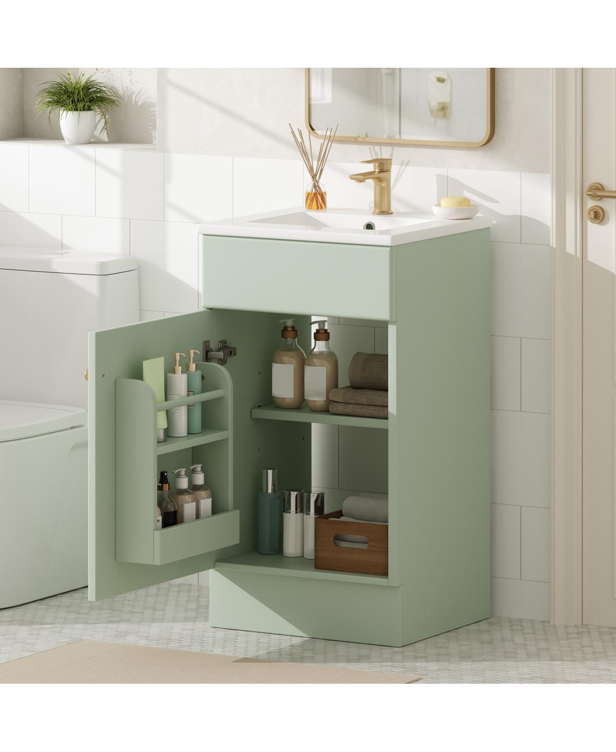 Click here for Sillysis Bathroom Vanity with Sink  Painted Mdf Ca... prices