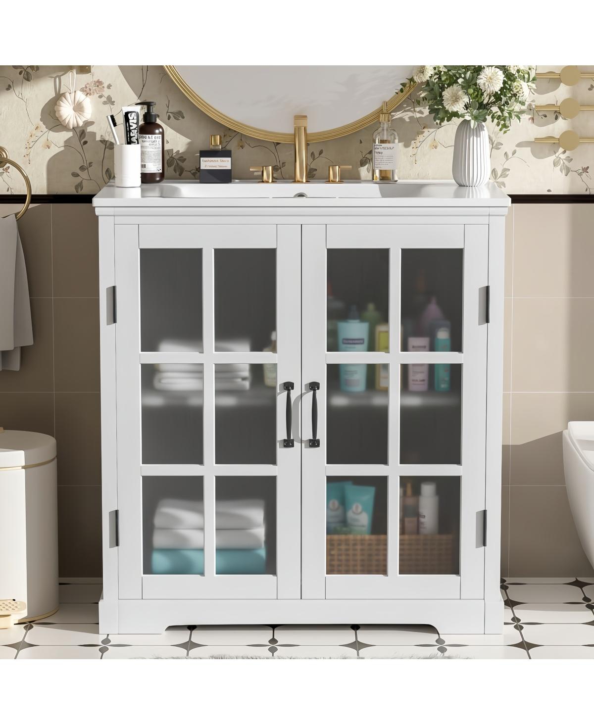 Click here for Sillysis 30 Bathroom Vanity with Ceramic Sink  Tem... prices