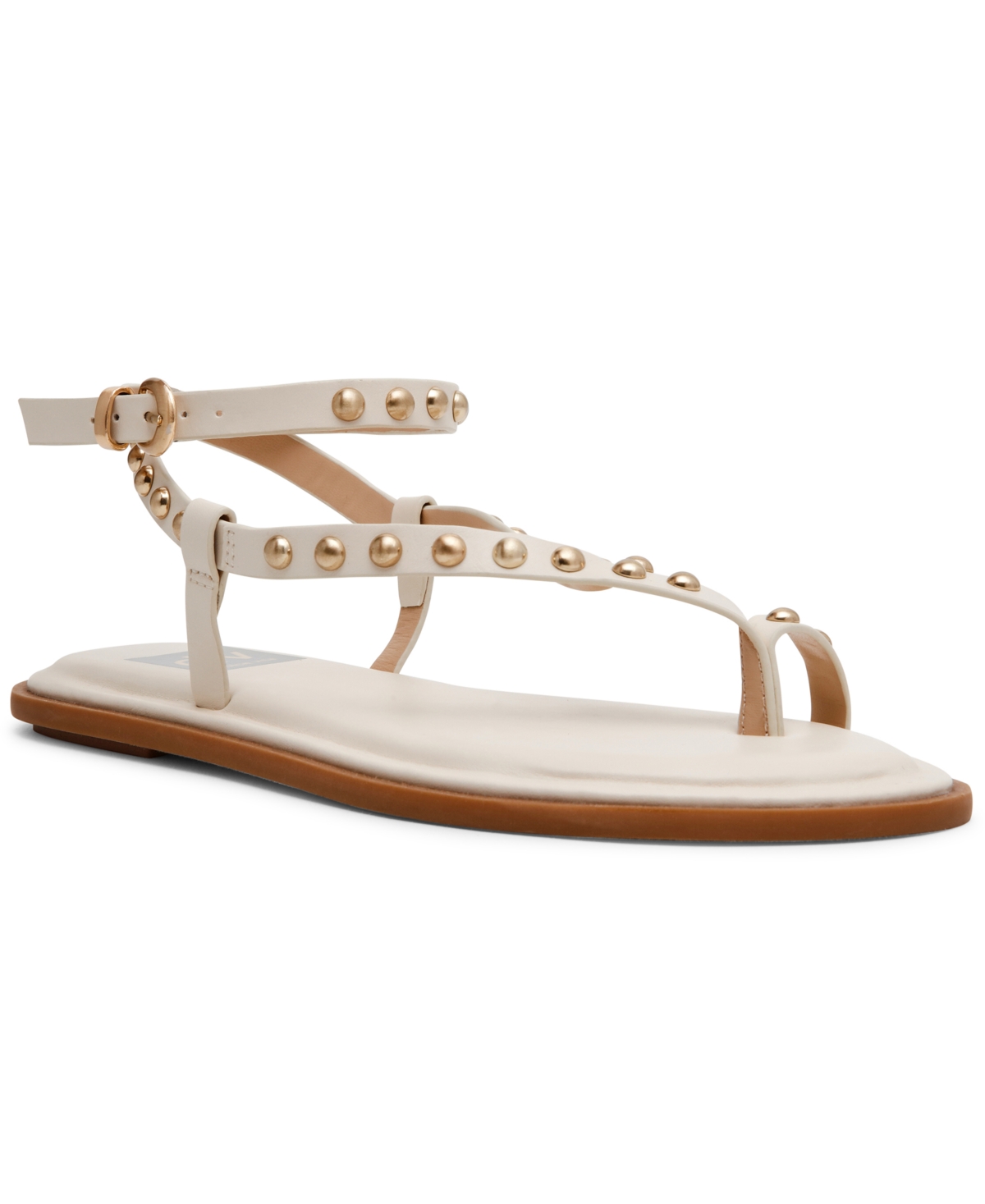 Click here for Dv Dolce Vita Womens Olynn Studded Thong Flat Sand... prices