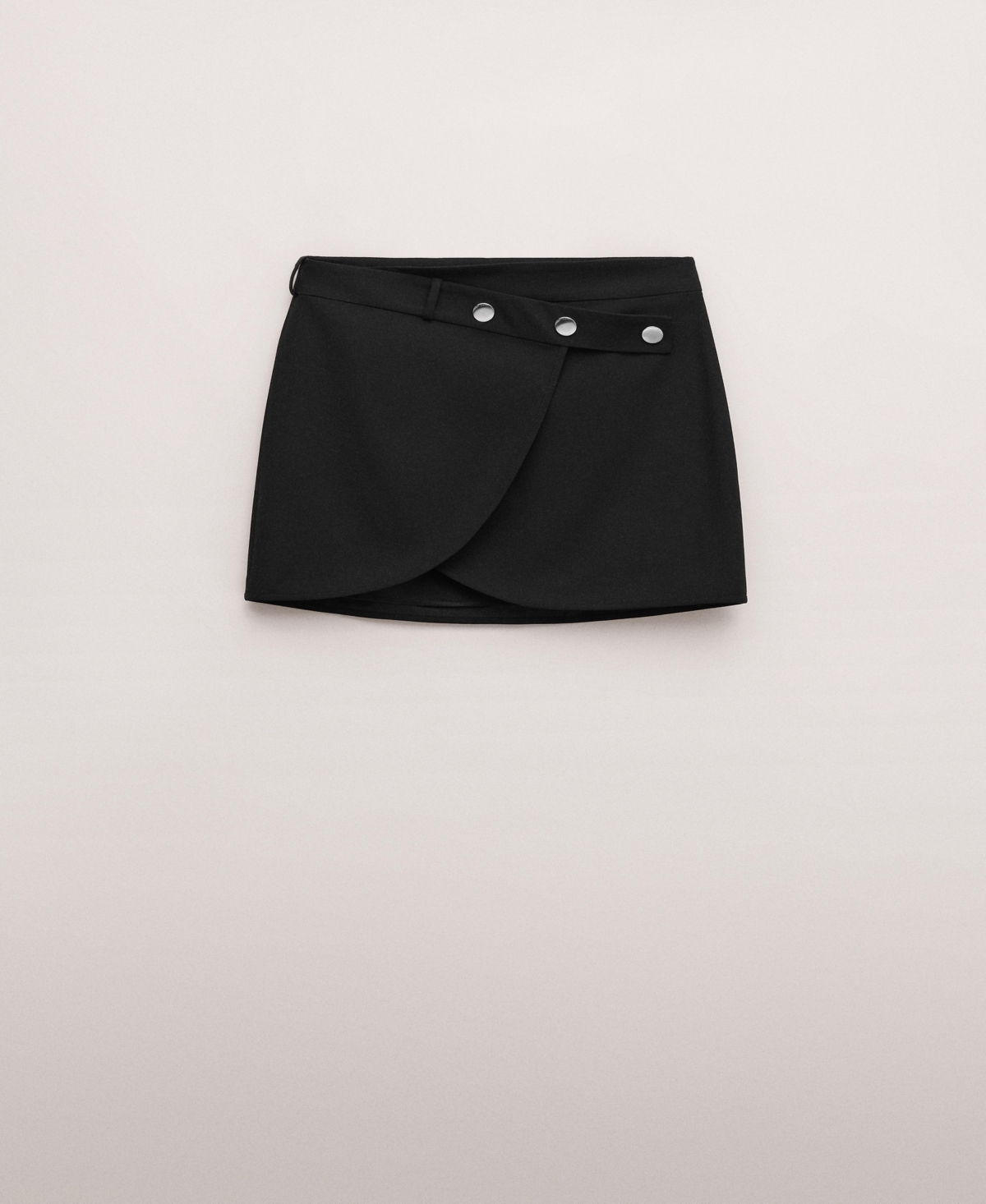 Click here for Mango Womens Belt and Buttons Skirt - Black prices