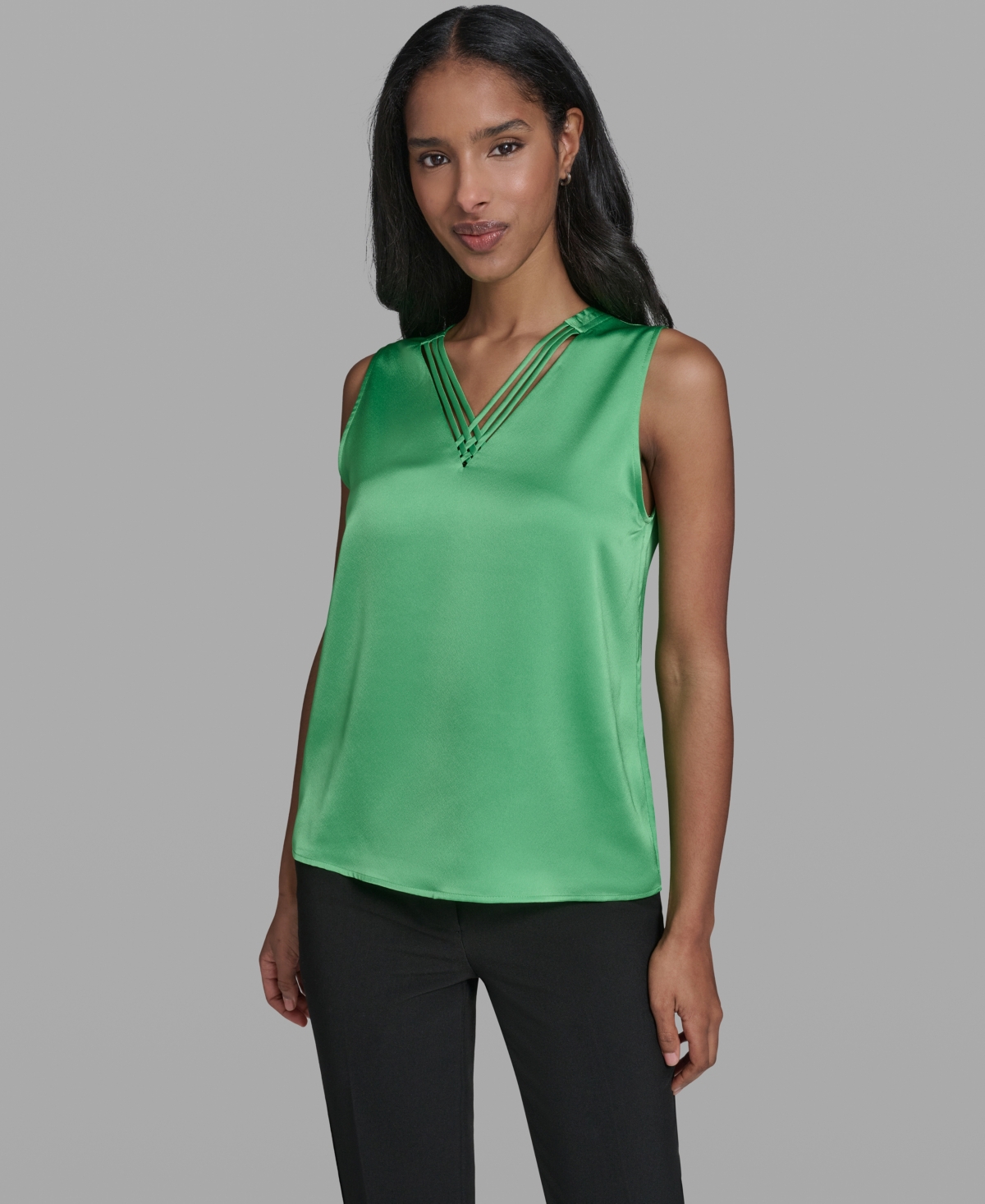Click here for Karl Lagerfeld Paris Womens V-Neck Camisole - Gard... prices