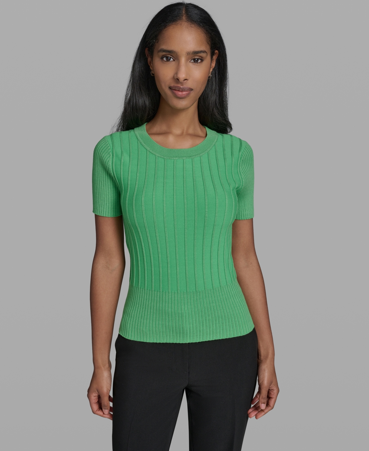 Click here for Karl Lagerfeld Paris Womens Crew Neck Sweater - Ga... prices