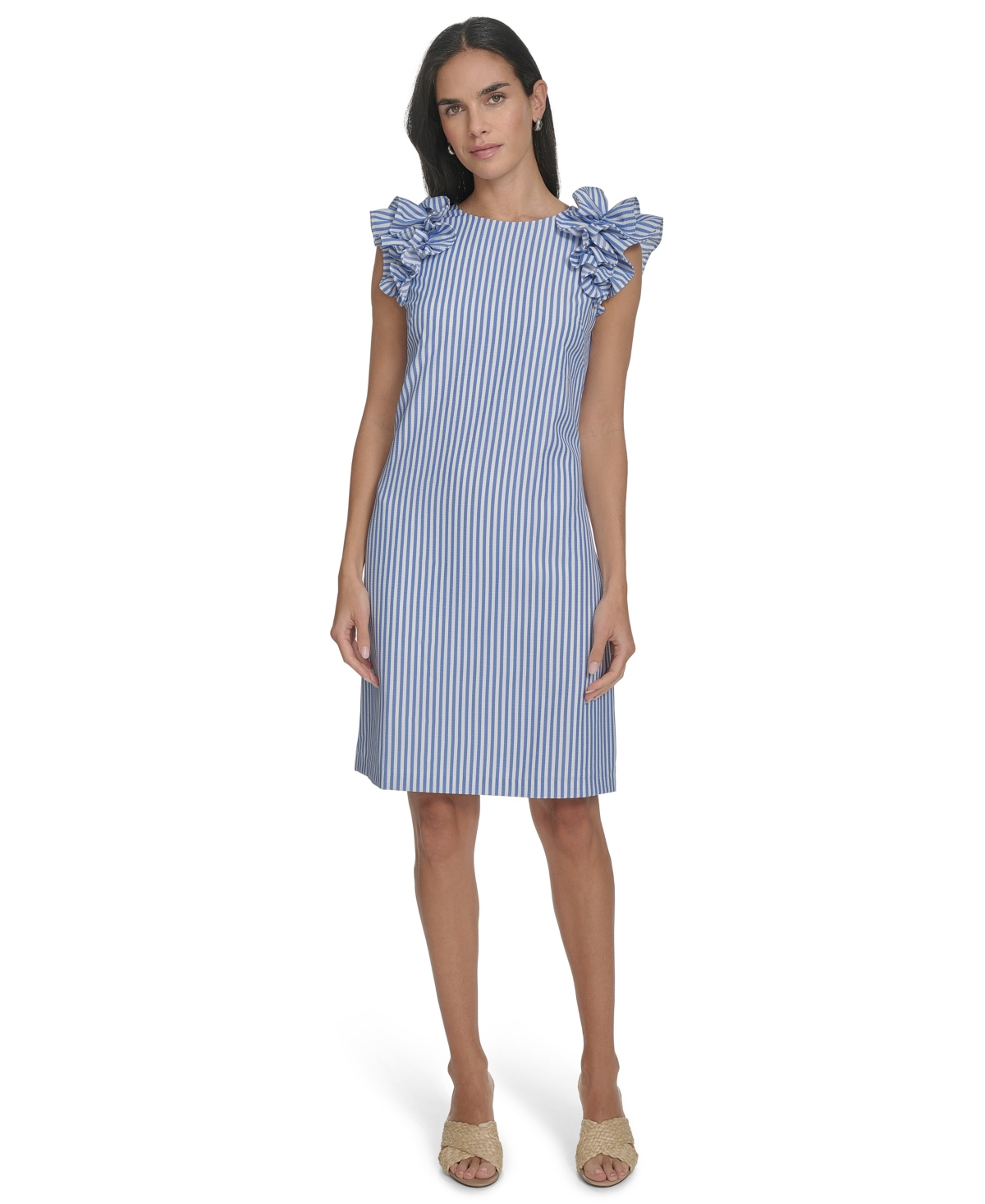 Click here for Jessica Howard Petite Ruffle-Detail Sleeveless She... prices