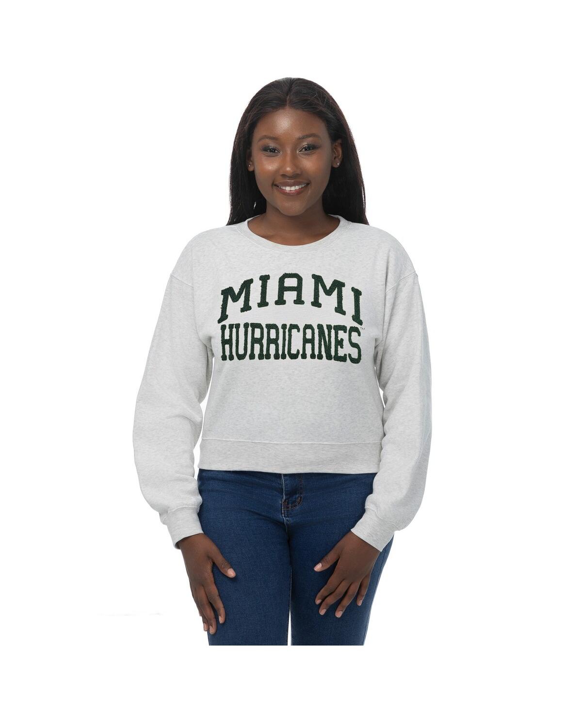 Click here for ZooZatz Womens Oatmeal Miami Hurricanes Chenille C... prices