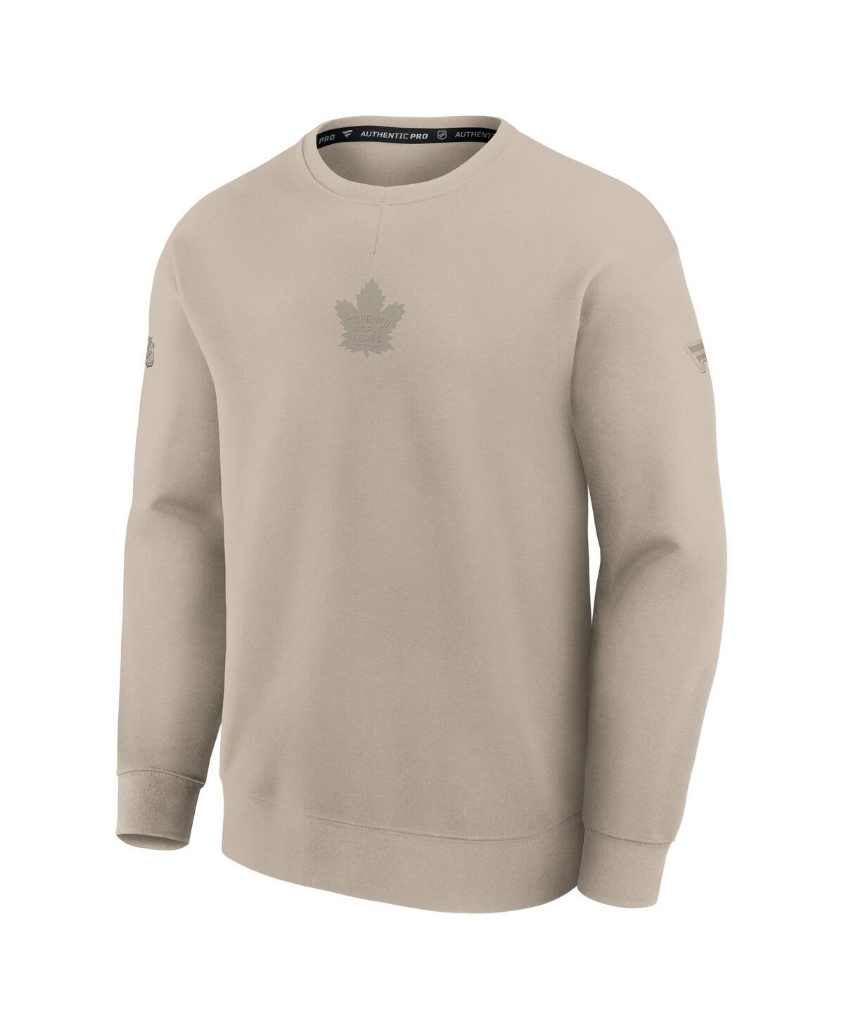 Click here for Fanatics Mens Tan Toronto Maple Leaf Authentic Pro... prices