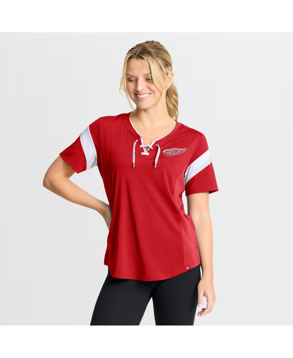 Click here for Fanatics Womens Red Detroit Red Wings Offside Athe... prices