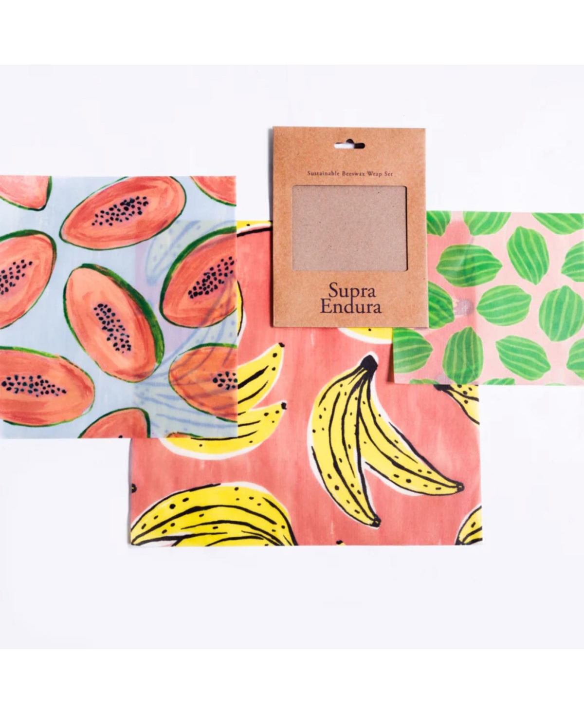 Click here for Beeswax Wrap In Fruit Print- 3 pack - Multiple col... prices
