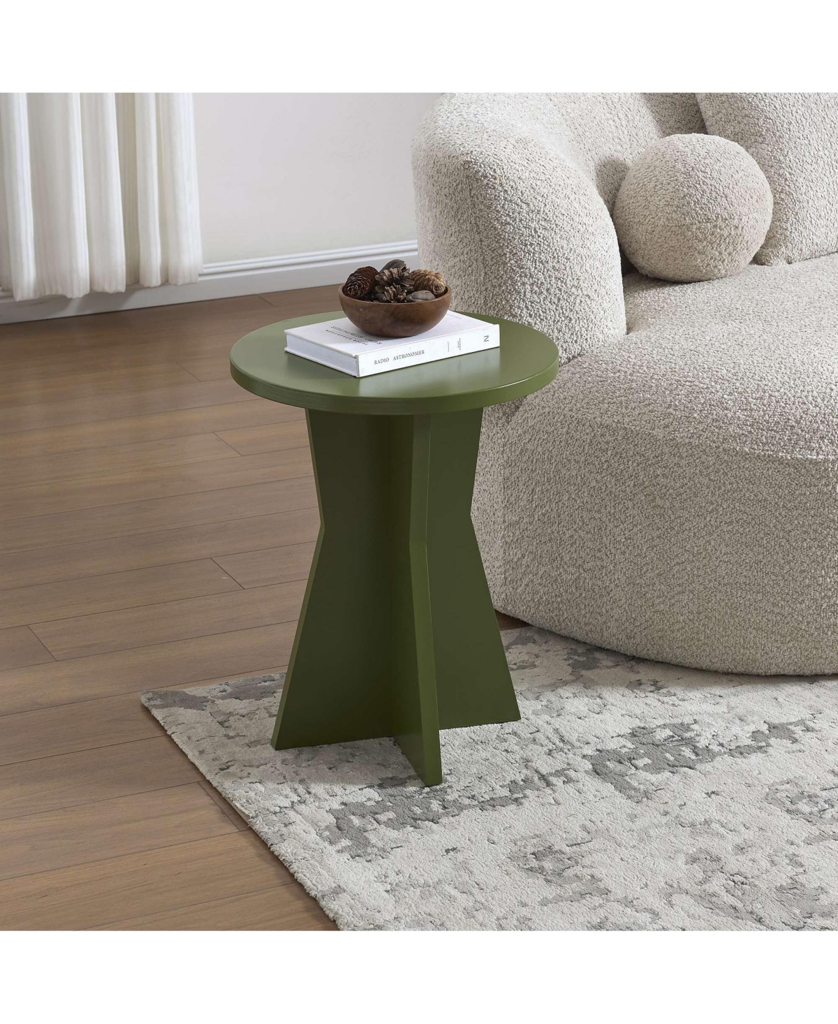 Click here for Kings Brand Furniture Round Side Table  Modern Ped... prices