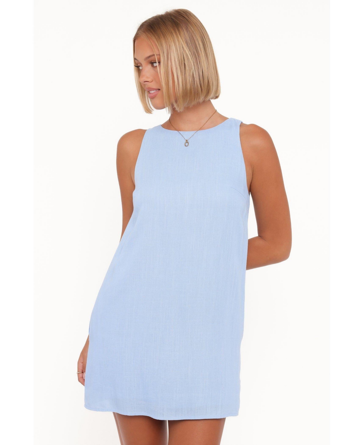Click here for Petal and Pup Womens Coben Mini Dress - Blue prices