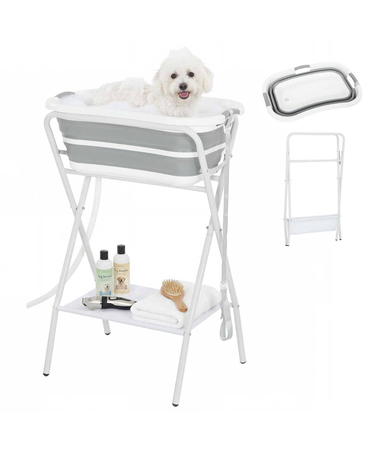 Click here for PawHut Dog Bath Tub Dog Washing Station Elevated F... prices