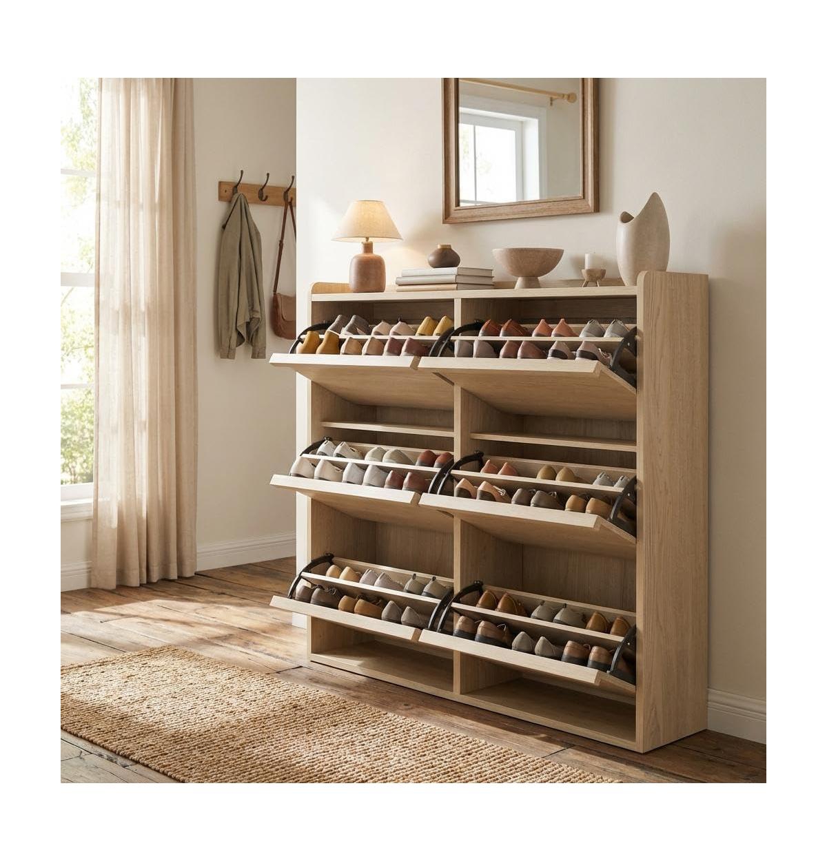 Click here for gaomon Shoe Cabinet with 6 Flip Drawers Narrow Cab... prices