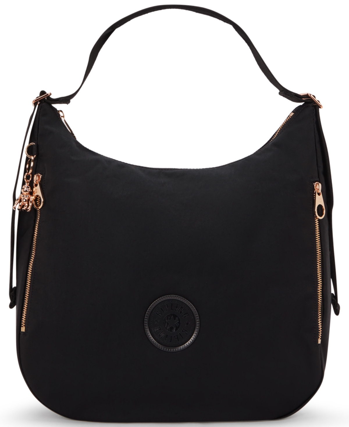 Click here for Kipling Khloe Large Shoulder Bag - Black Rose Spic... prices