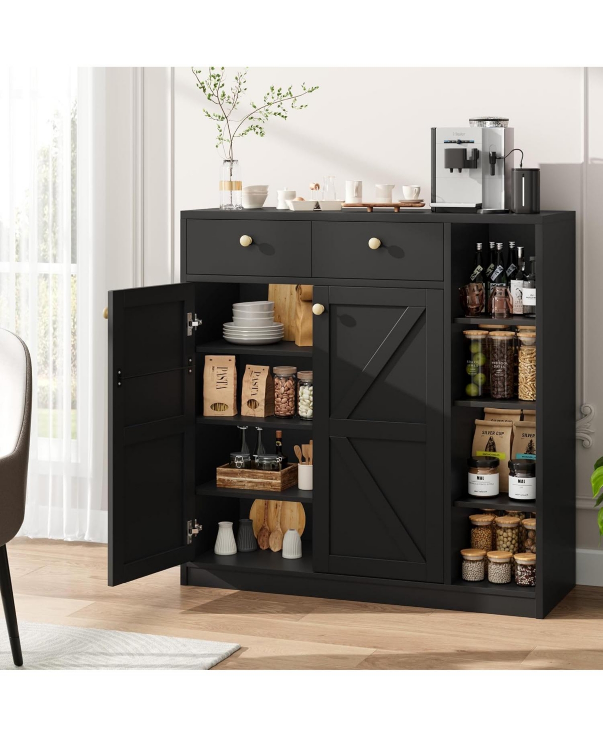 Click here for gaomon Shoe Storage Cabinet with Doors and Drawers... prices