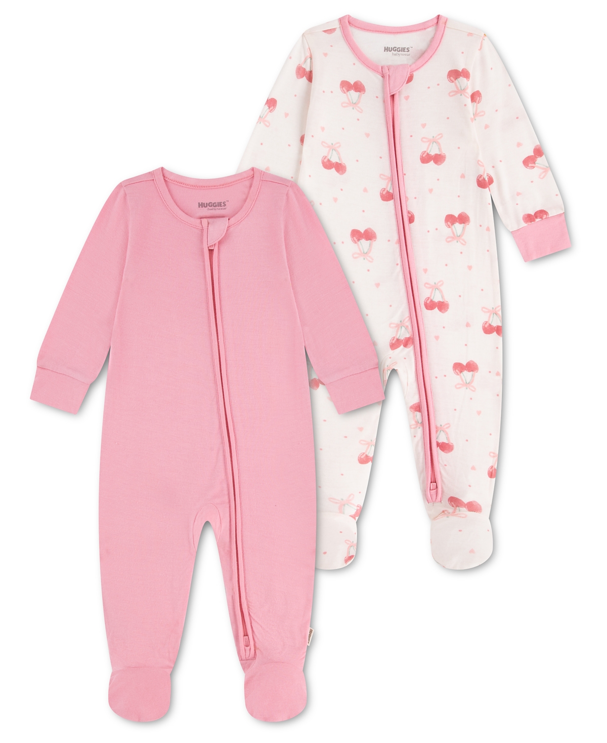 Click here for Huggies Baby Girls Viscose Coverall  2-Pack - Hugg... prices