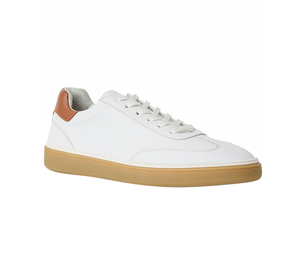 Click here for Aquatalia Mens Milano Lace-Up Sneakers - White prices