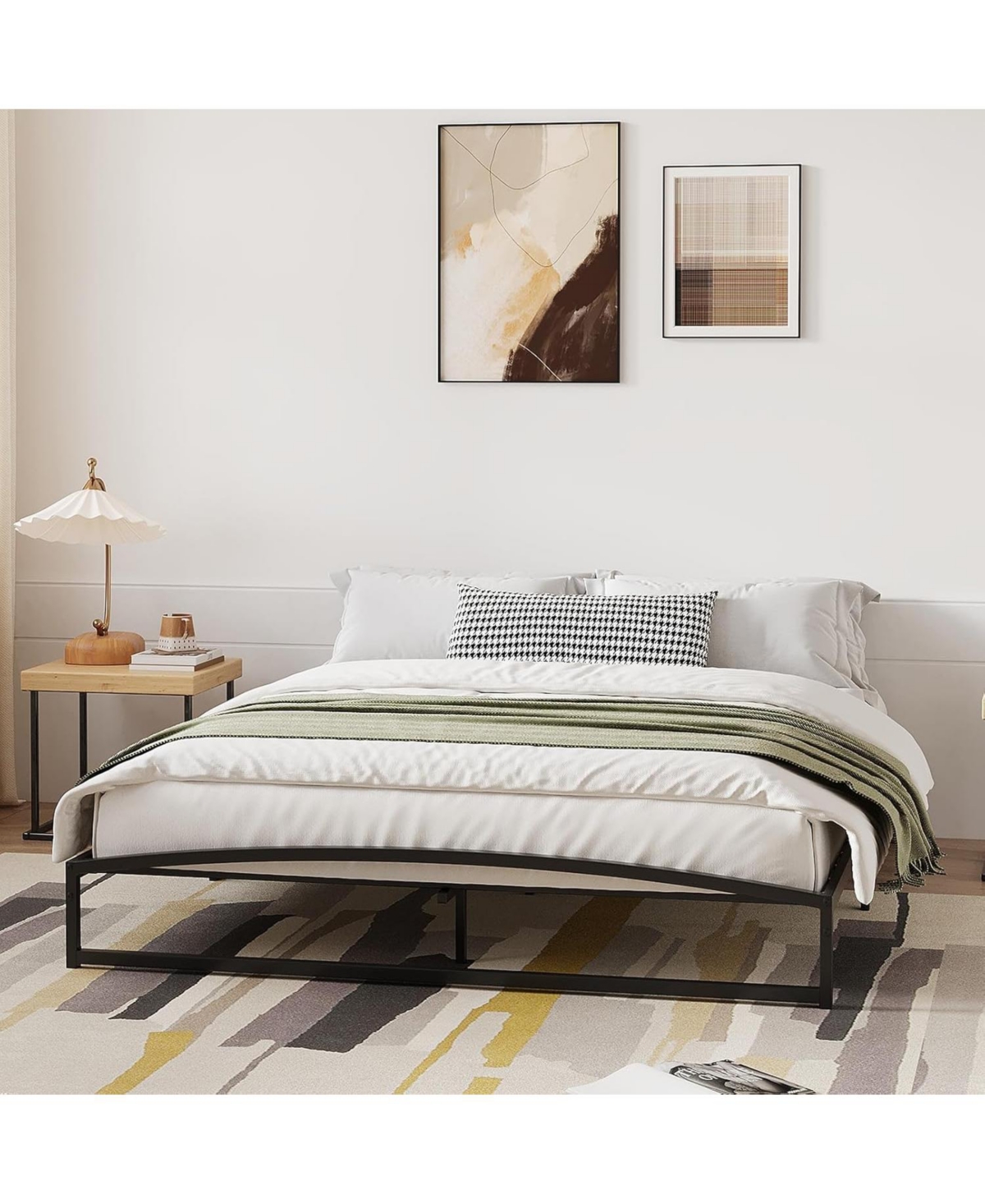 Click here for gaomon Metal Bed Frame Platform Frame with Arch De... prices