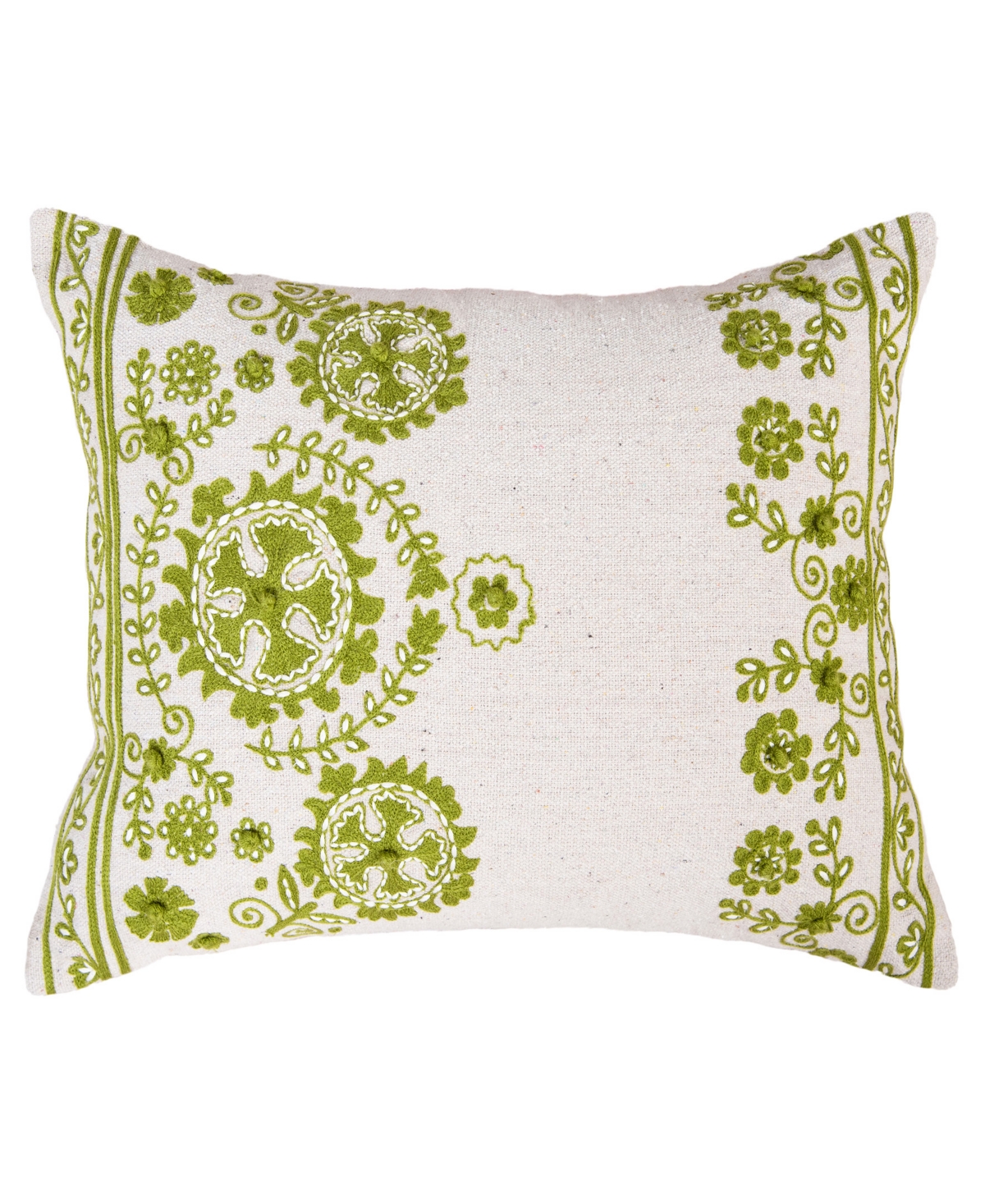 Click here for Rizzy Home Anna Cotton Decorative Pillow  14 x 20... prices