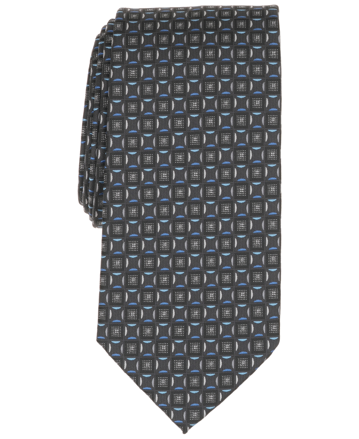 Click here for Perry Ellis Mens Geometric Pattern Tie - Black prices