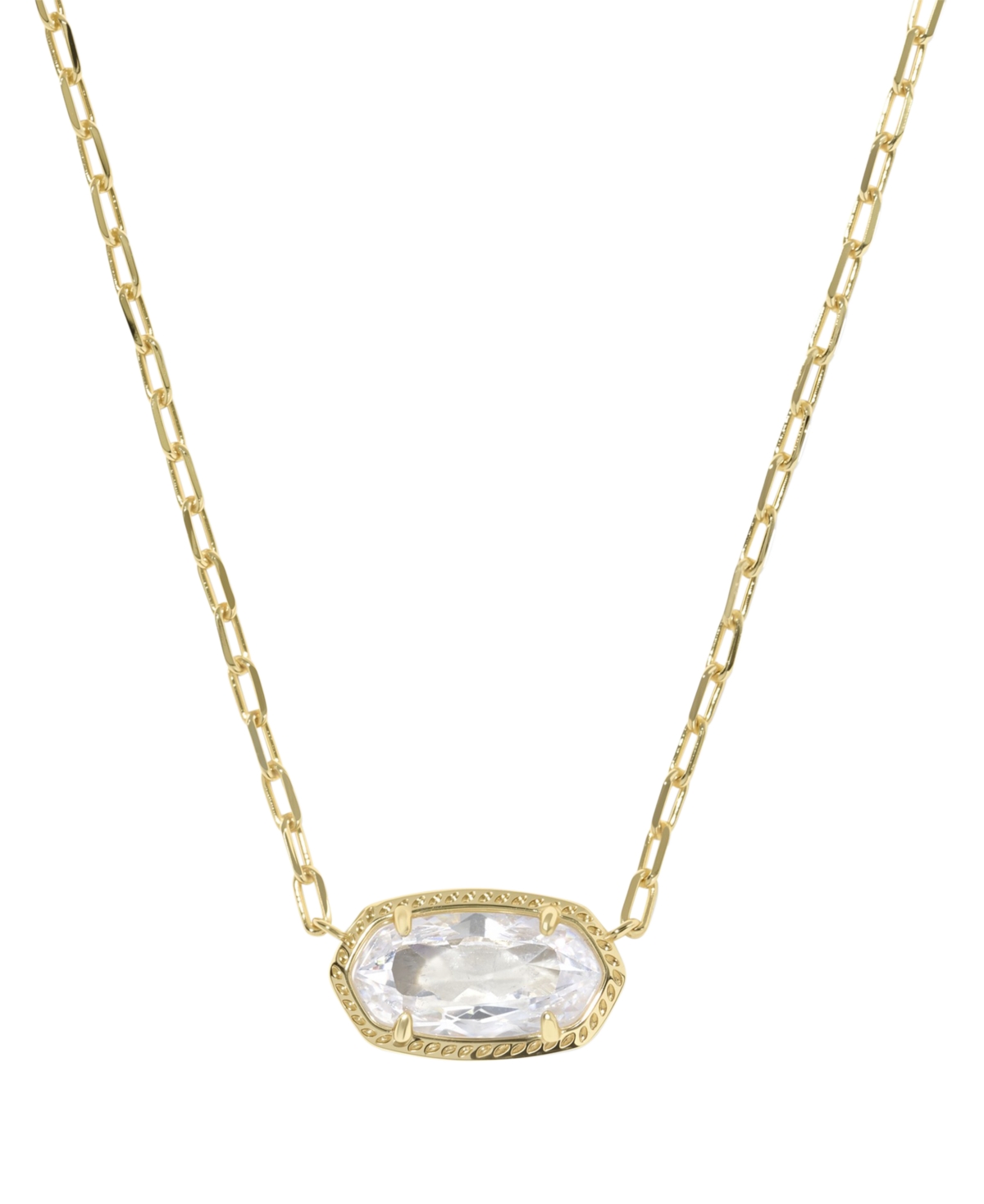 Click here for Kendra Scott Cubic Zirconia Oval Elisa Luxe Pendan... prices