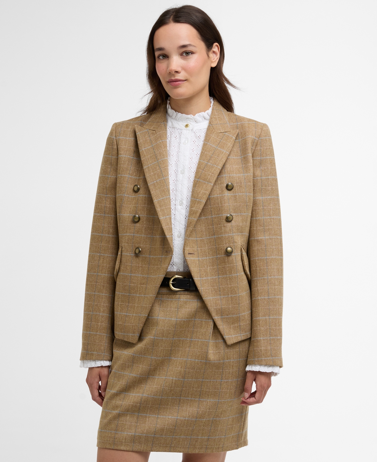 Click here for Barbour Womens Long-Sleeve Wisteria Tailored Blaze... prices