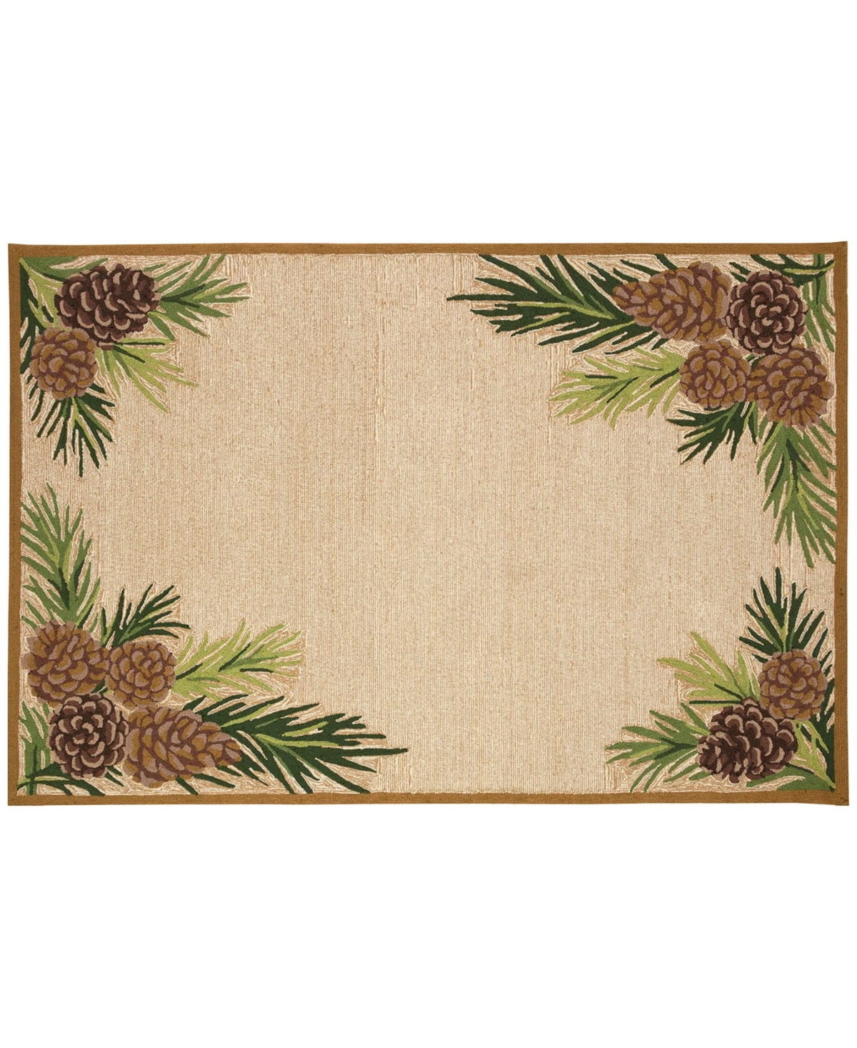 Click here for Liora Manne Ravella Forest Border 2x3 Area Rug - T... prices