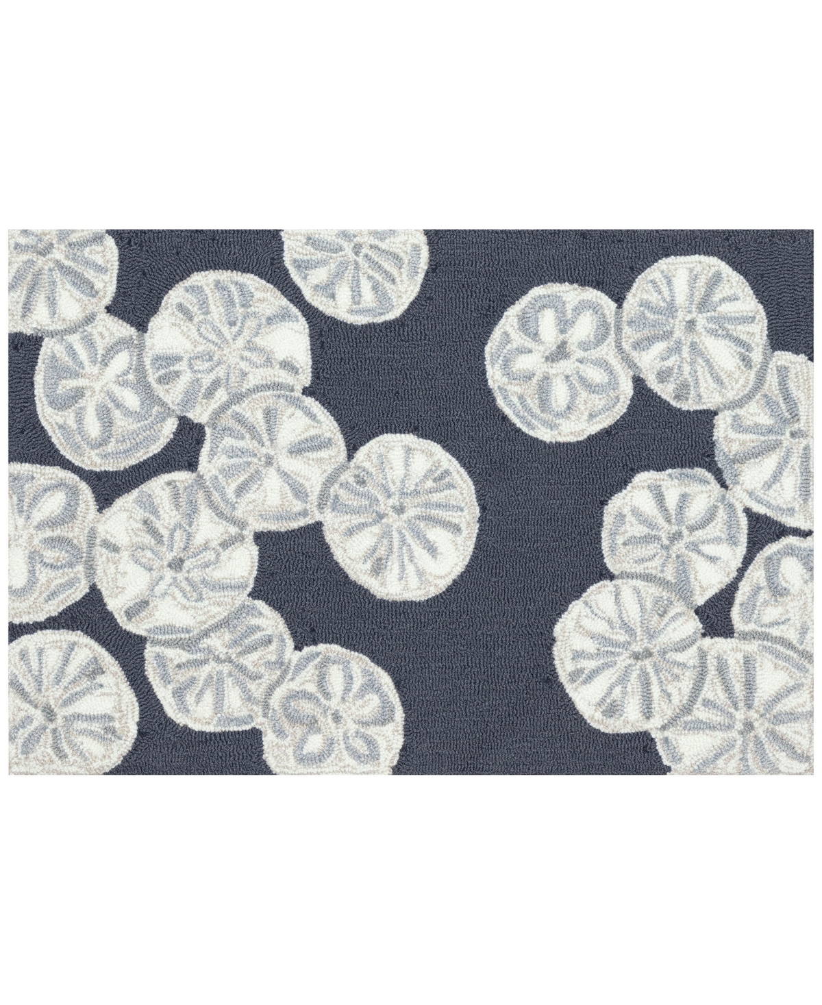 Click here for Liora Manne Capri Sea Biscuit 26x4 Area Rug - Navy prices