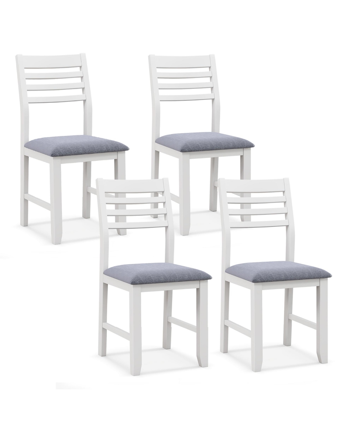 Click here for Gymax Wooden Dining Chair Set of 4 Kitchen Side Ch... prices
