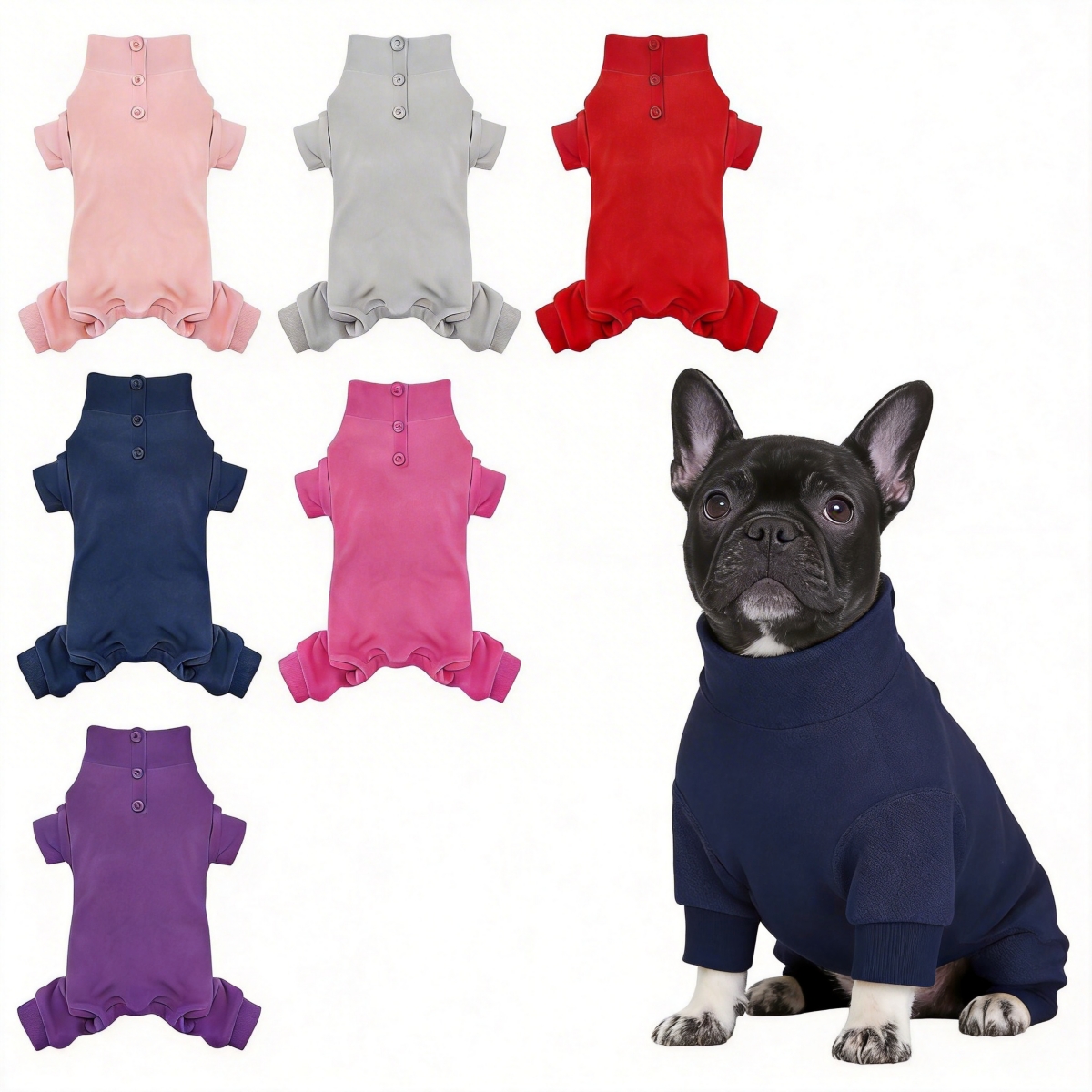 Click here for Aronkl Dog Fleece Pajamas for Warmth and Comfort -... prices