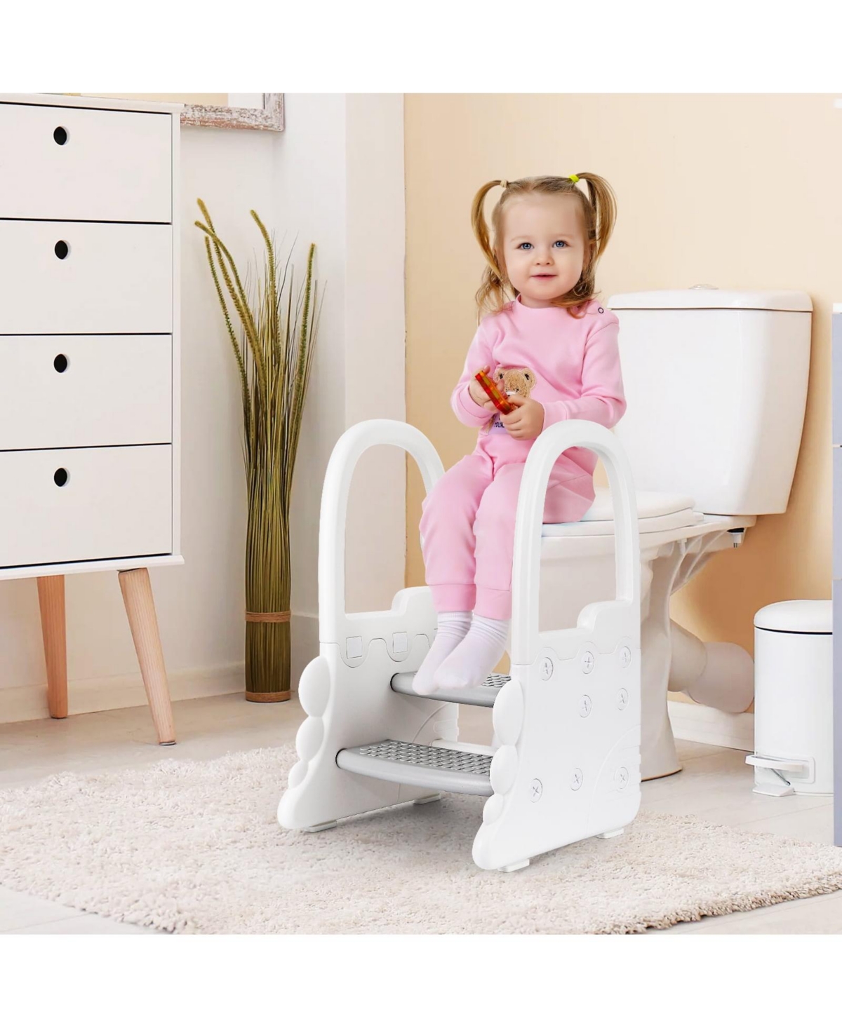 Click here for gaomon 2-in-1 Toilet Seat with Step Stool  Potty C... prices