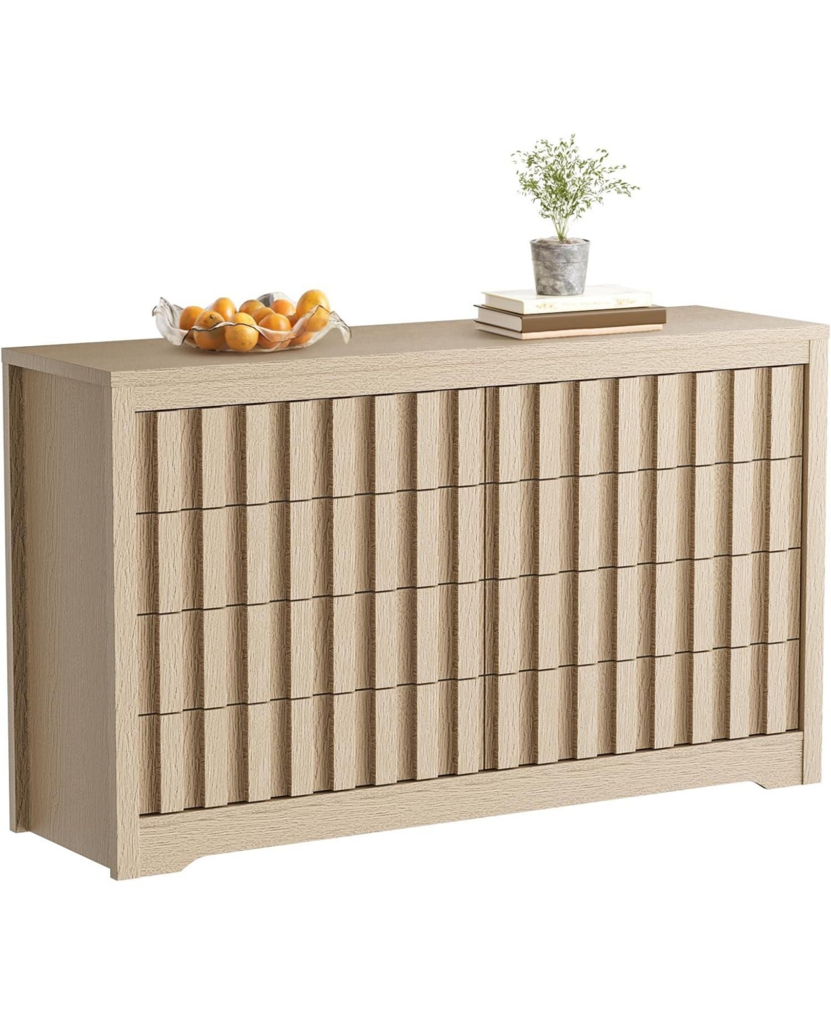 Click here for gaomon Fluted 8 Drawer Dresser  Modern Handleless... prices