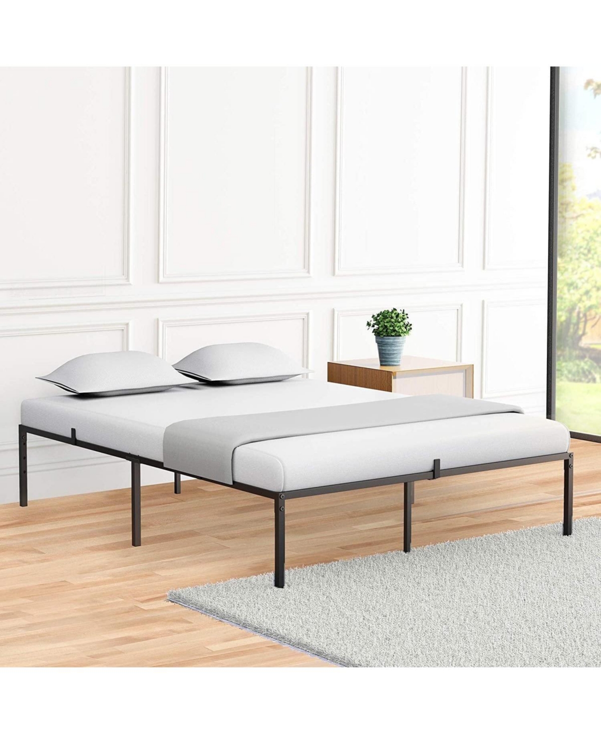 Click here for Gaomon Queen Metal Platform Bed Frame- No Box Spri... prices