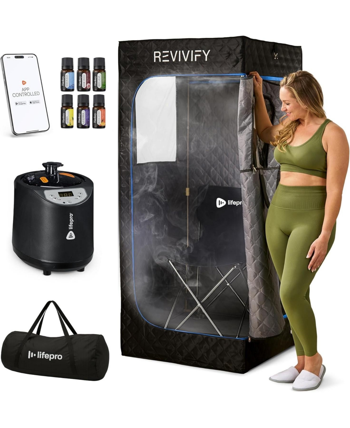 Click here for LifePro Revivify Mini Portable Sauna Box –... prices