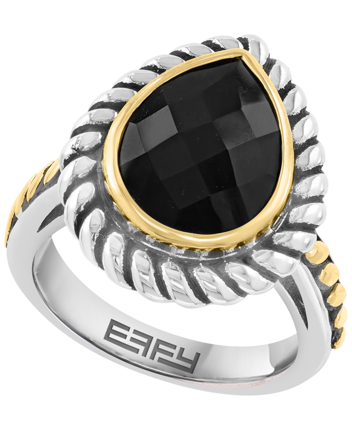 Click here for Effy Collection Onyx Ring in Sterling Silver with... prices