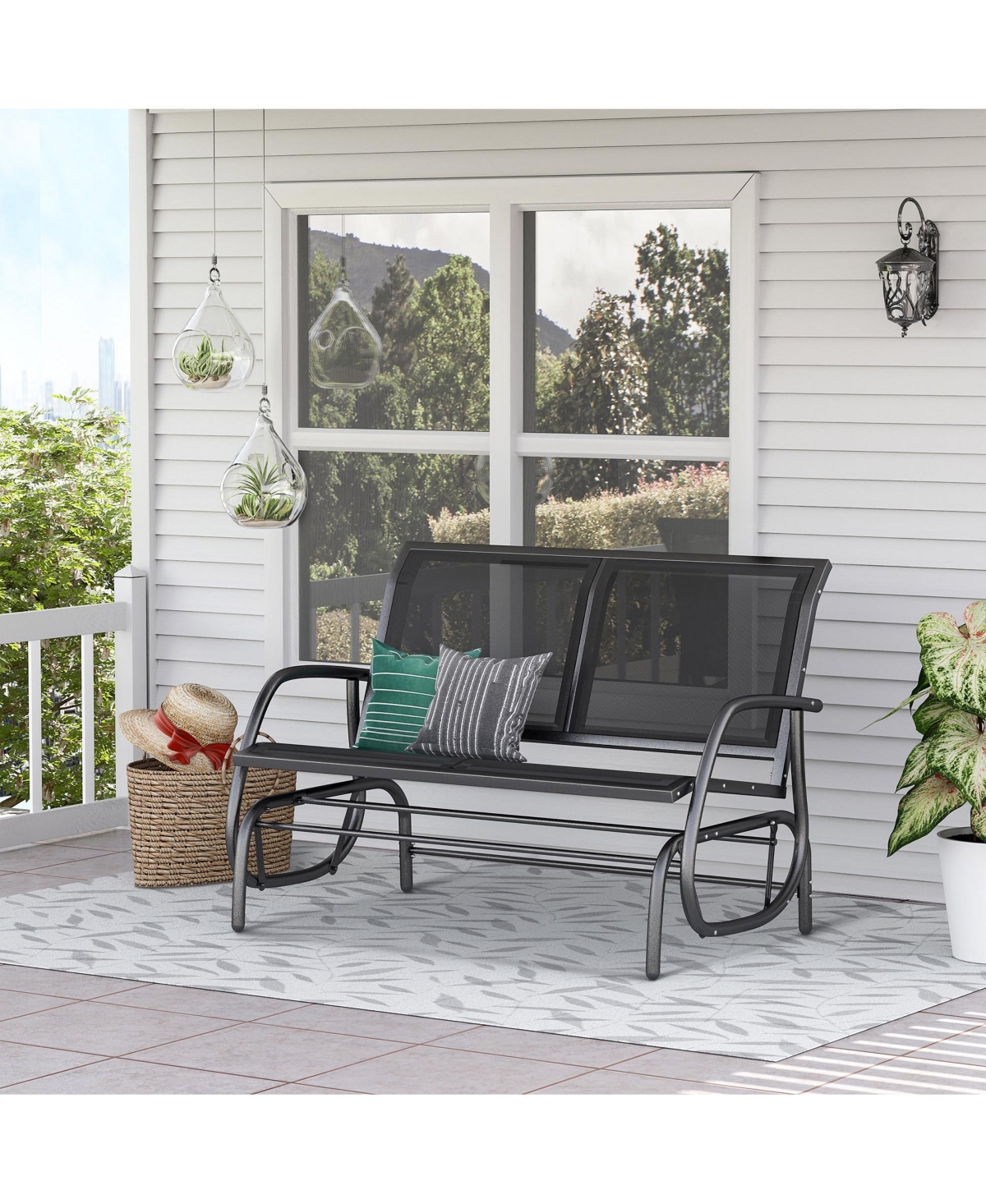 Click here for Clihome 2-Person Outdoor Glider Bench  Patio Doubl... prices