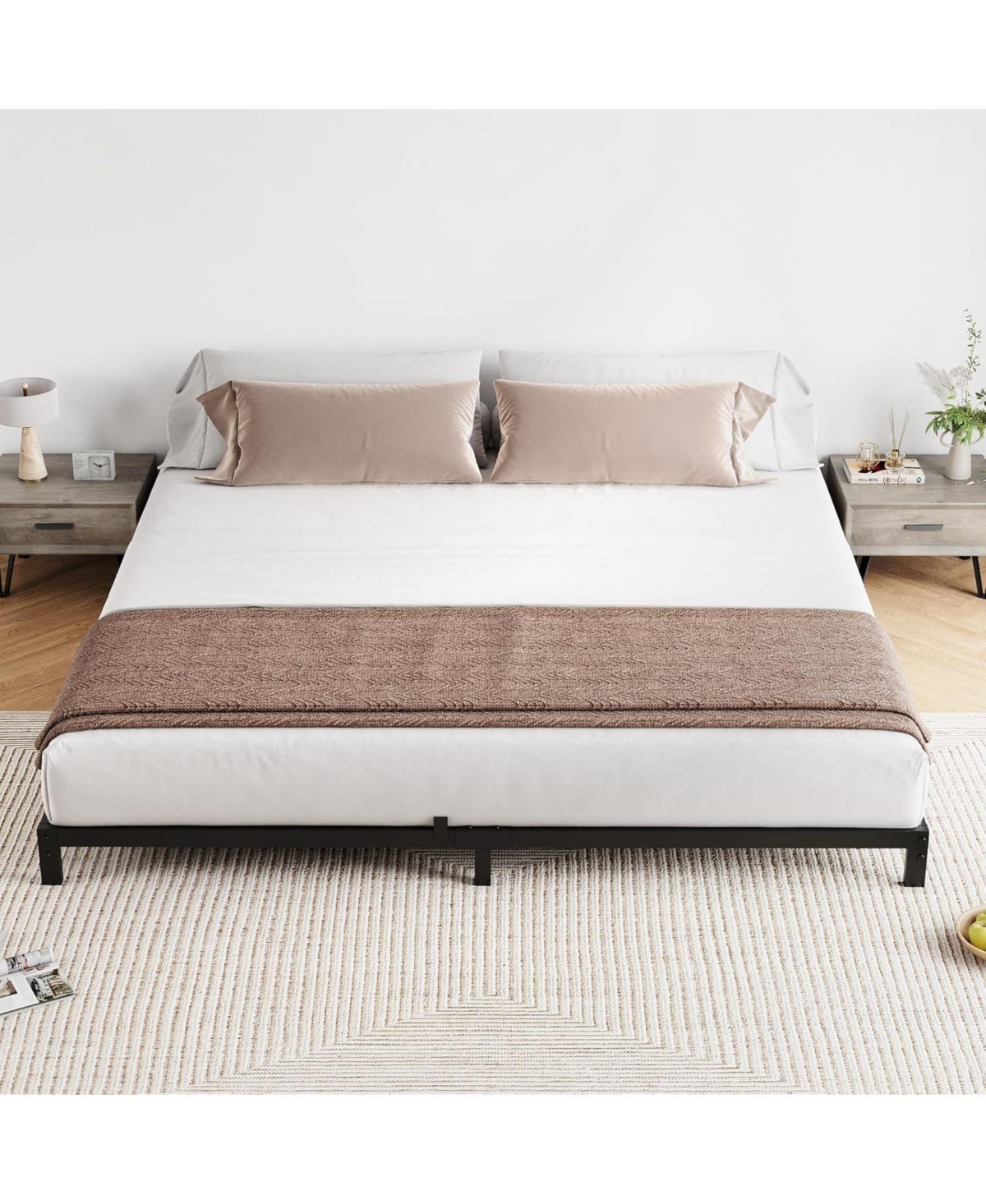 Click here for gaomon 6 Inch Bed Frame Heavy Duty Under Bed Stora... prices