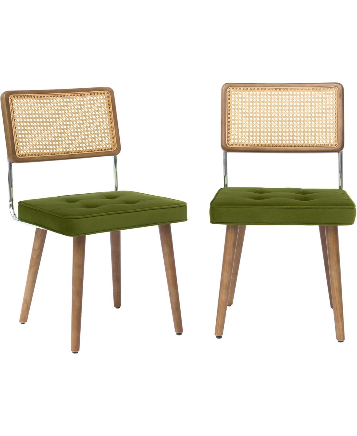 Click here for gaomon Natural Rattan Dining Chairs Set of 2  Upho... prices