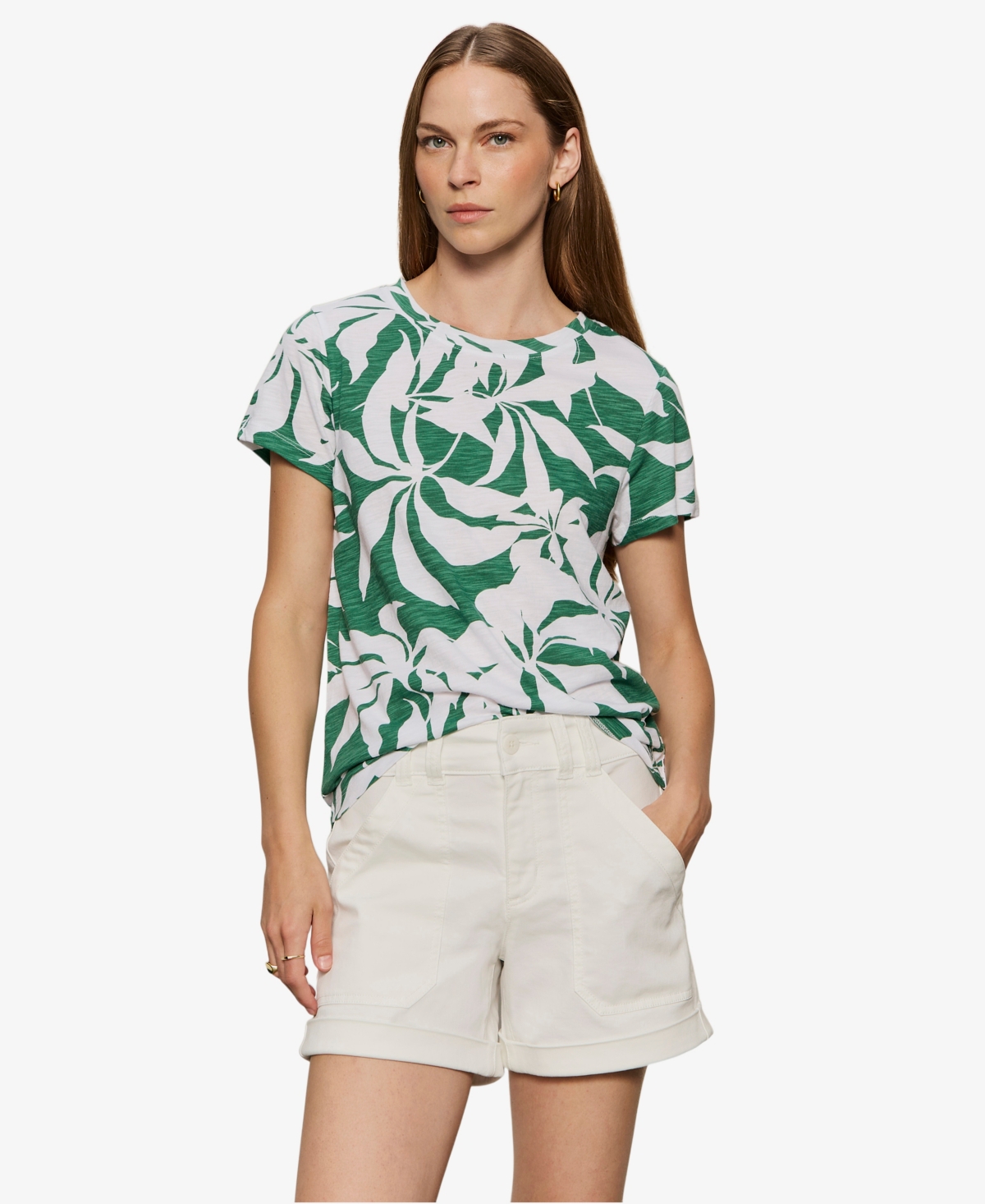 Click here for Sanctuary Womens Perfect Pull On T-Shirt - Green I... prices
