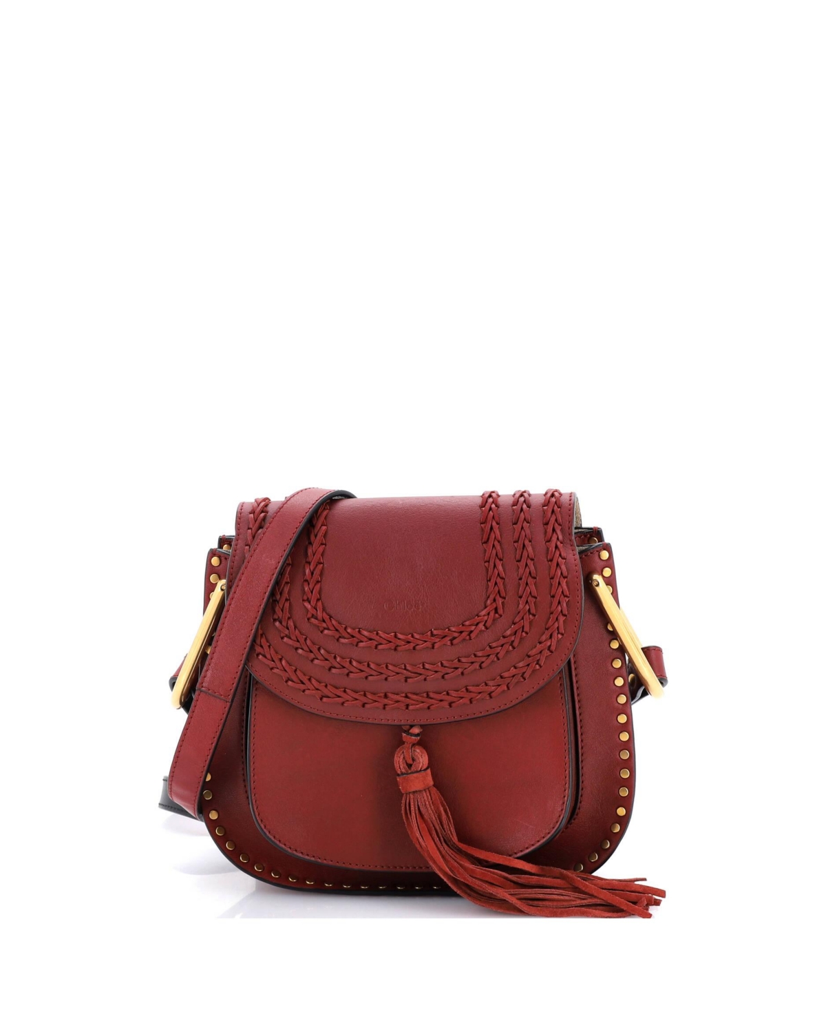 Click here for Pre-Owned Chloe Small Hudson Handbag Whipstitch Le... prices