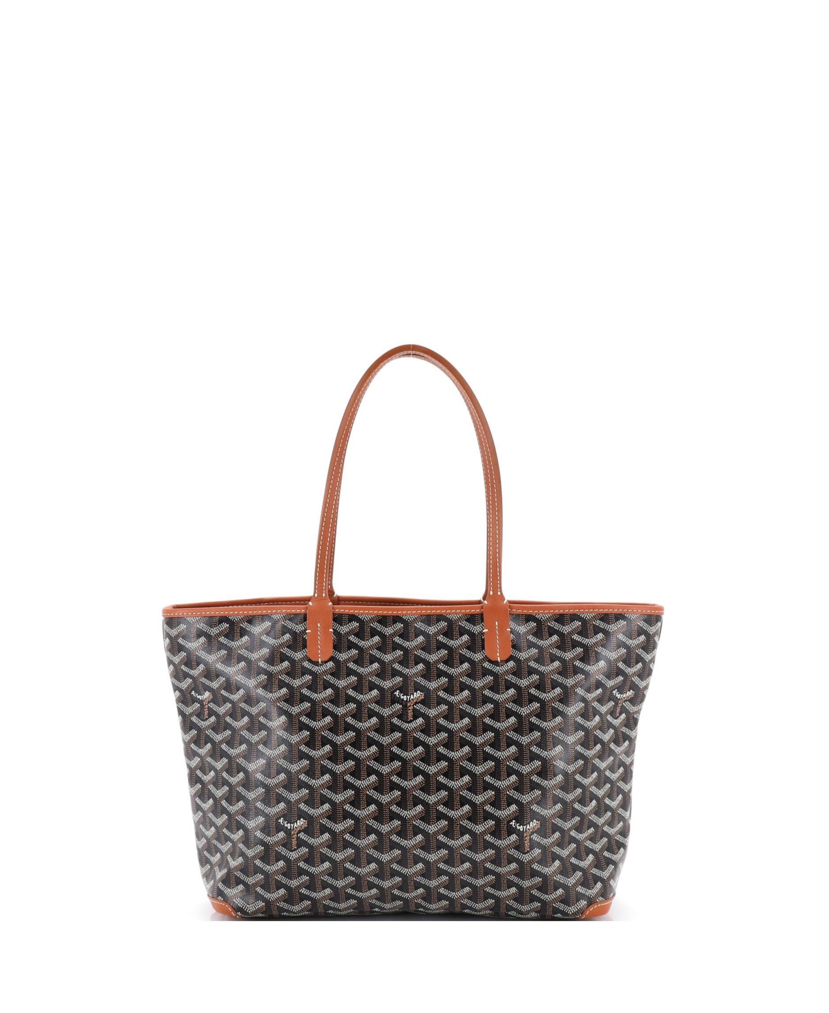 Click here for Pre-Owned Goyard Pm Artois Tote Coated Canvas - Bl... prices