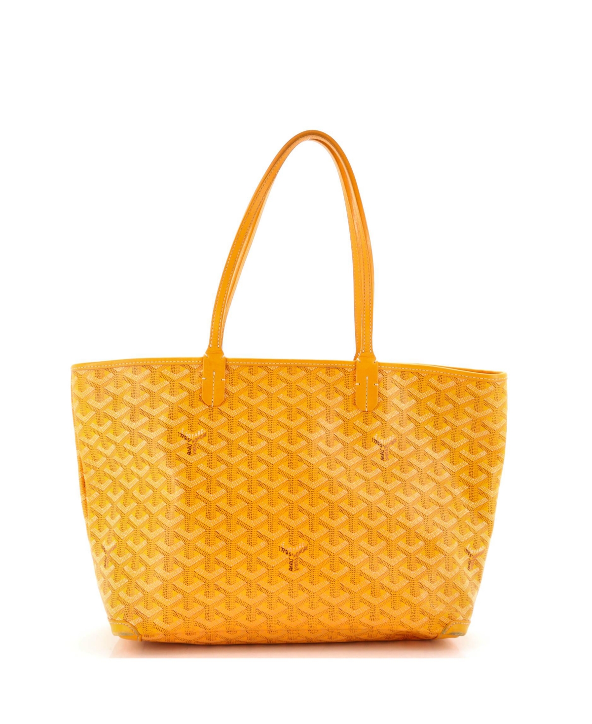 Click here for Pre-Owned Goyard Pm Artois Tote Coated Canvas - Ye... prices