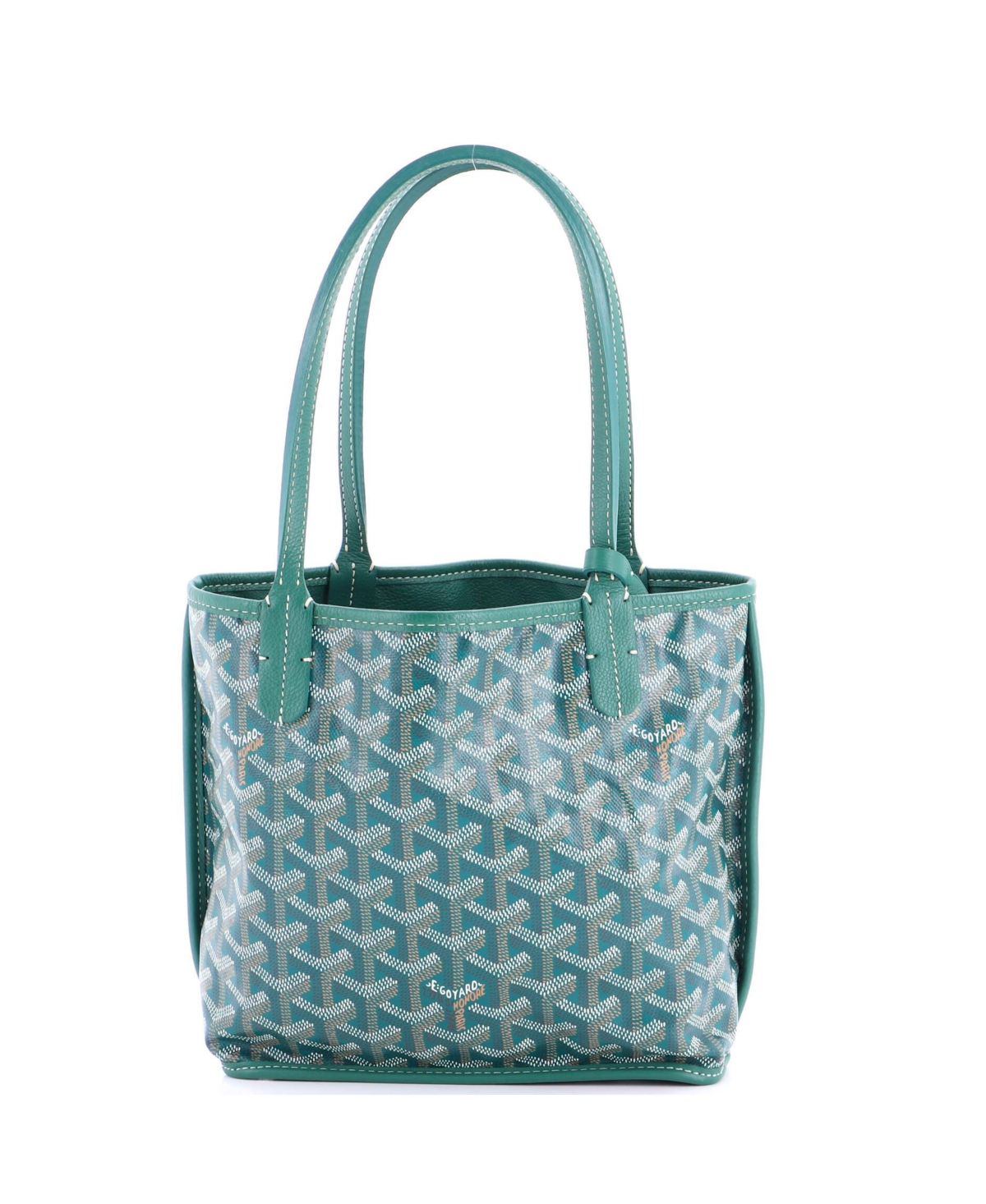 Click here for Pre-Owned Goyard Mini Anjou Reversible Tote Coated... prices