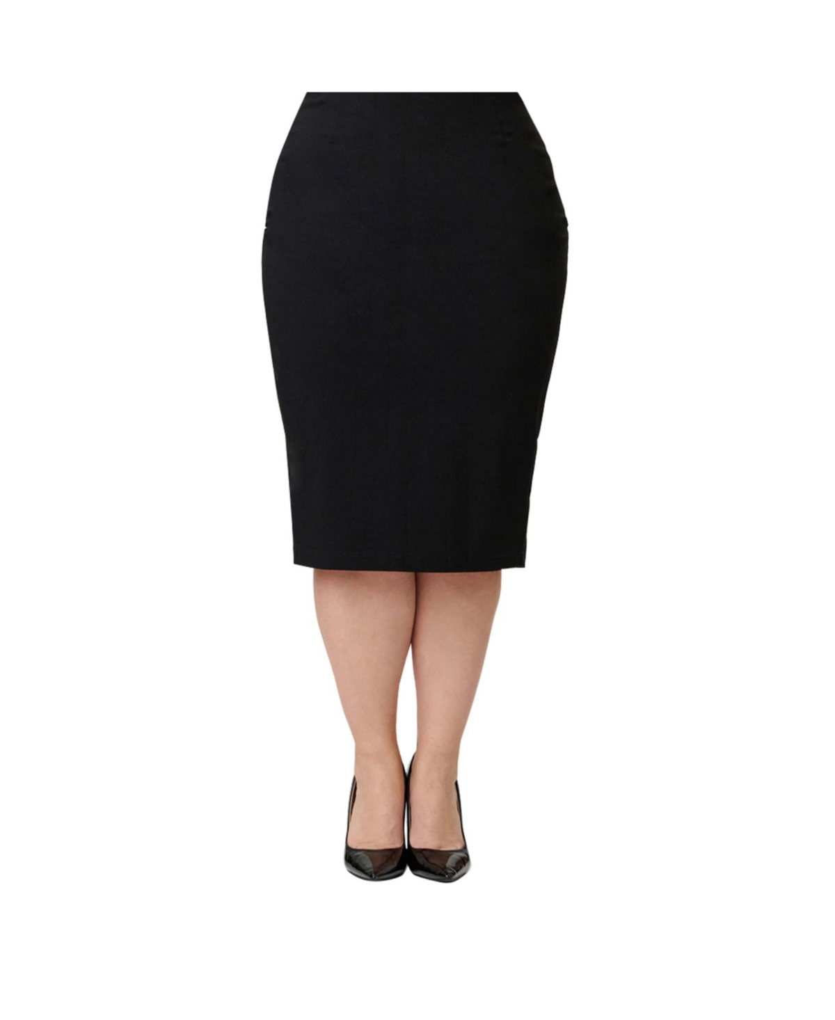 Click here for Unique Vintage Plus Size Back Pleat Pencil Skirt -... prices