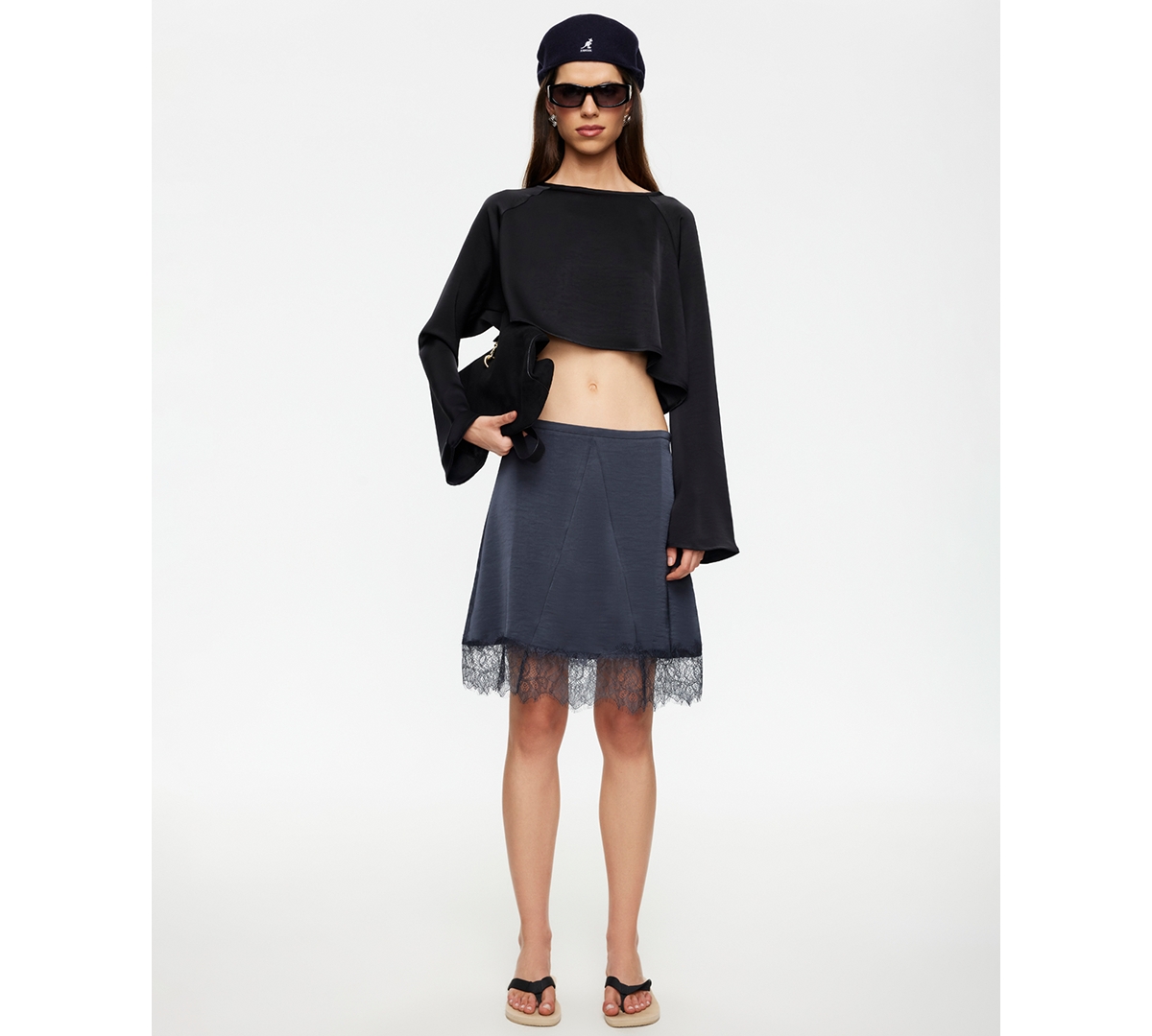 Click here for Lioness Womens A-Line Pull-On Skirt - Petrol prices