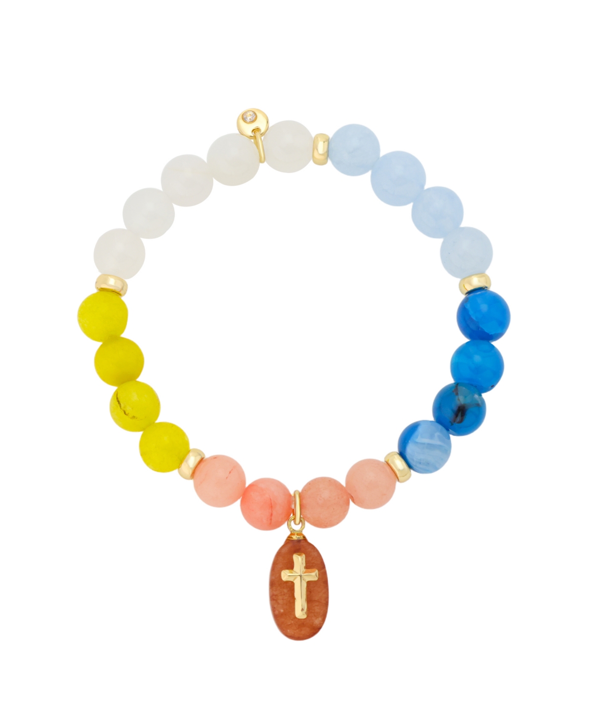 Click here for Unwritten Quartz and Cubic Zirconia Cross Charm St... prices