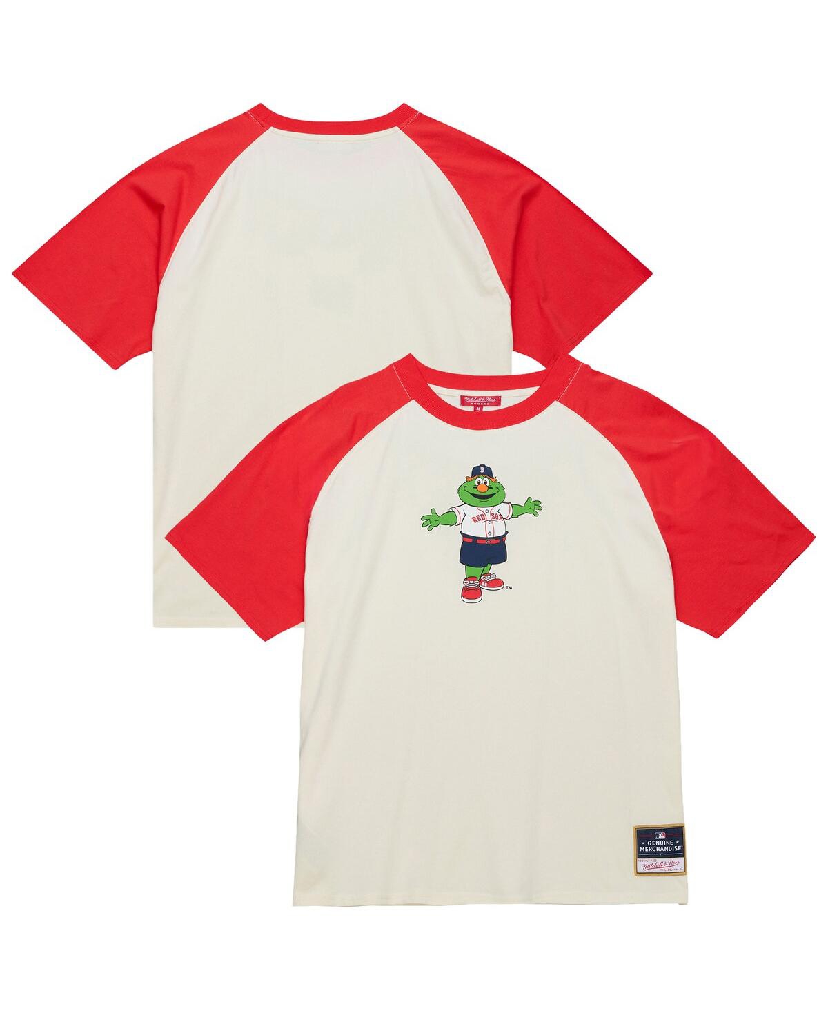 Click here for Mitchell & Ness Womens Cream Boston Red Sox Boyfri... prices