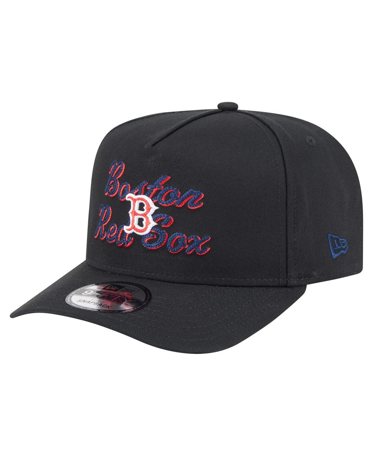 Click here for New Era Mens Black Boston Red Sox Chainstitch 9FIF... prices