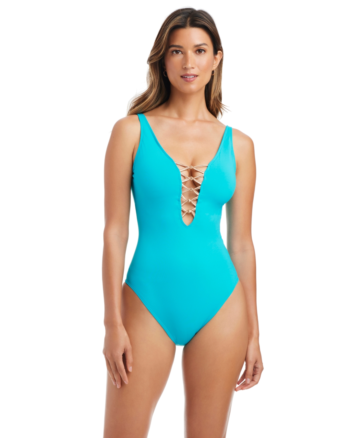 Click here for Bleu by Rod Beattie Womens Lets Get Knotty One-Pie... prices