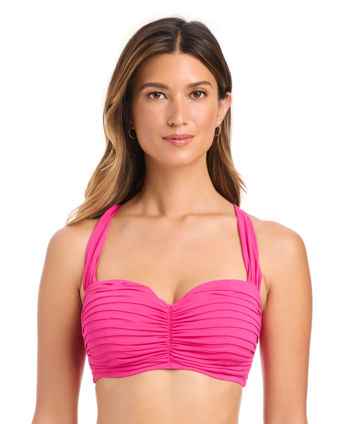 Click here for Bleu Rod Beattie Shirred Underwire D-Cup Bikini To... prices