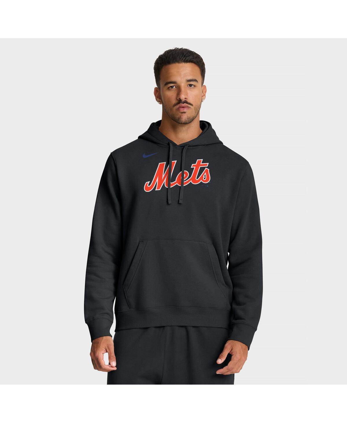 Click here for Nike Mens Black New York Mets Club Hoodie - Black prices